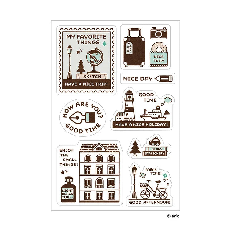Sanby x Eric Small Things Multi-Sticker Sheet - 05 Have Fun!