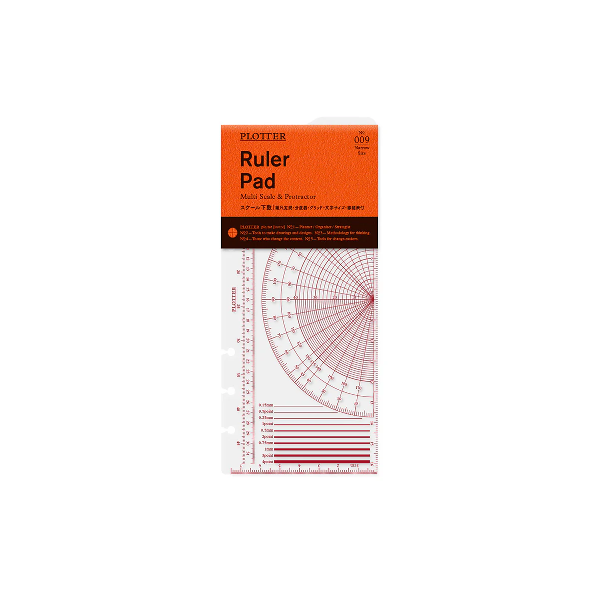 PLOTTER Accessory Refill Ruler Pad - Narrow Size