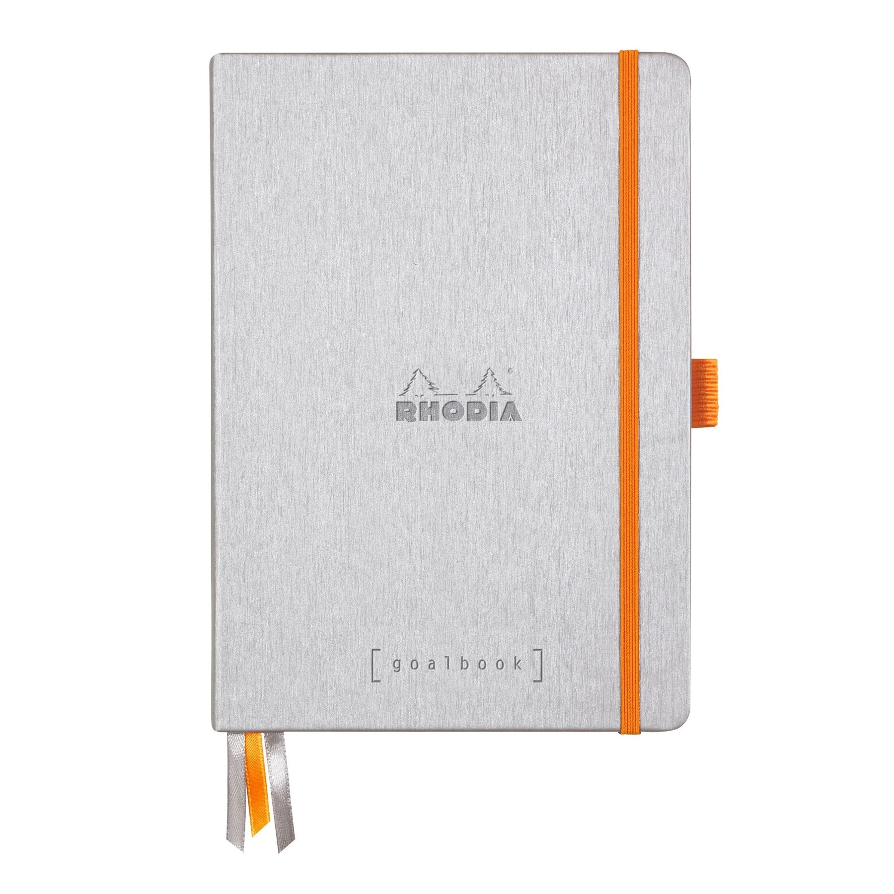 Rhodia Goal Book A5 Hardcover - Silver with Ivory Paper (Dotted ...