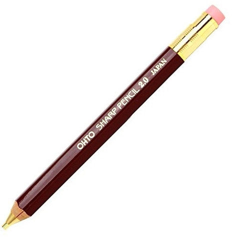 OHTO Sharp 2.0 Mechanical Pencil - Deep Red 2.0mm) – Dromgoole's Fine ...
