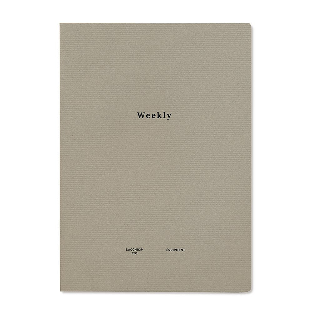 Laconic Style Notebook - Weekly (A5)