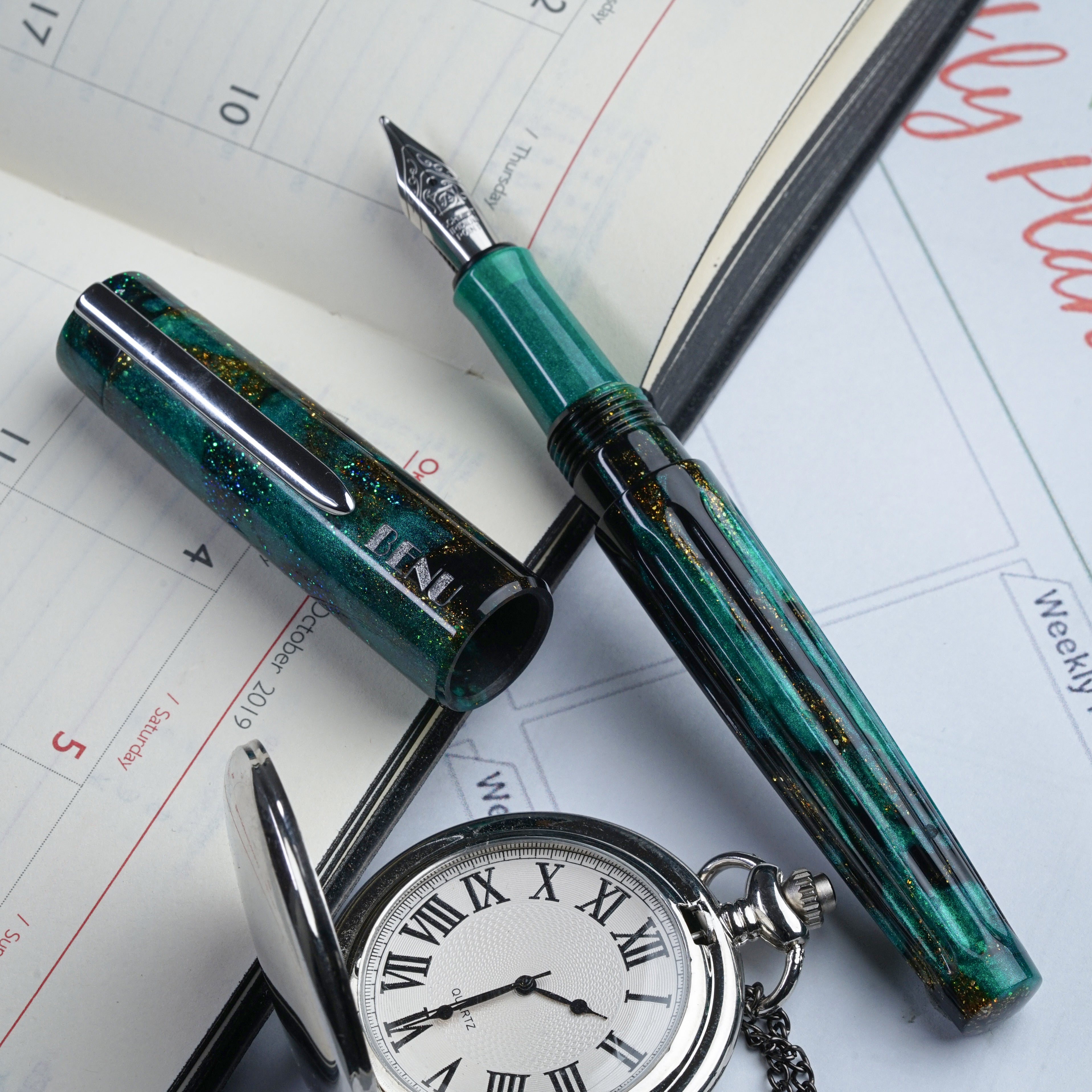 BENU DailyMate Fountain Pen - Fresh Monday – Dromgoole's Fine Writing ...