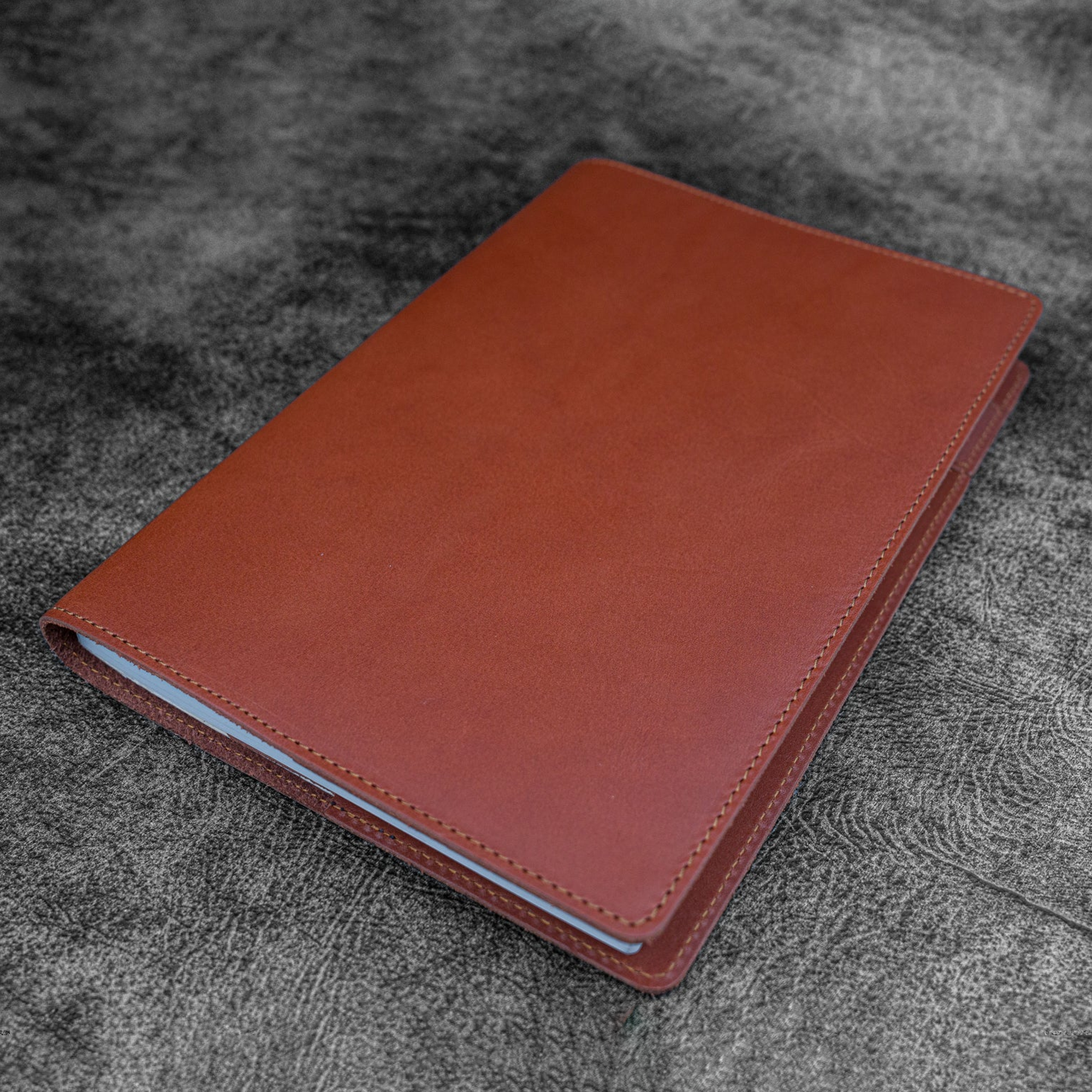 Galen Leather Slim A5 Notebook/Planner Cover - Brown – Dromgoole's Fine ...