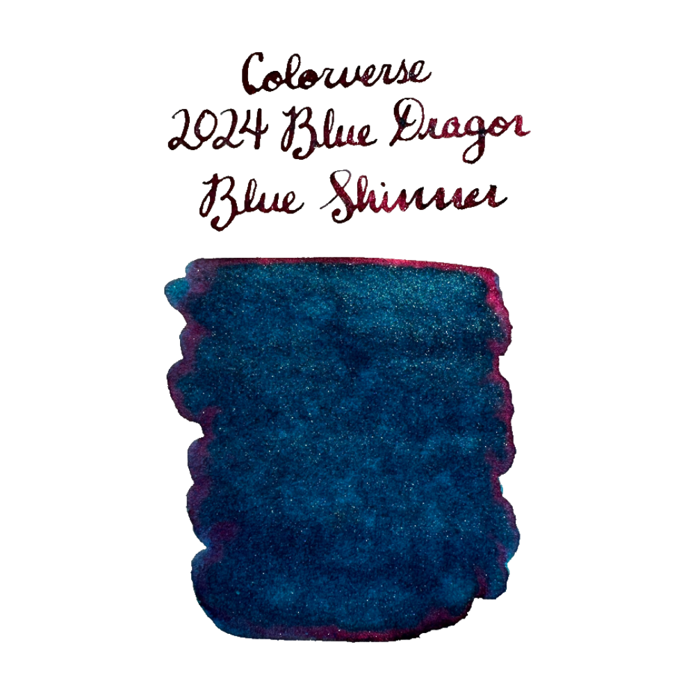 Colorverse Blue Dragon (15ml) Glistening Blue Bottled Ink (2024 Special ...