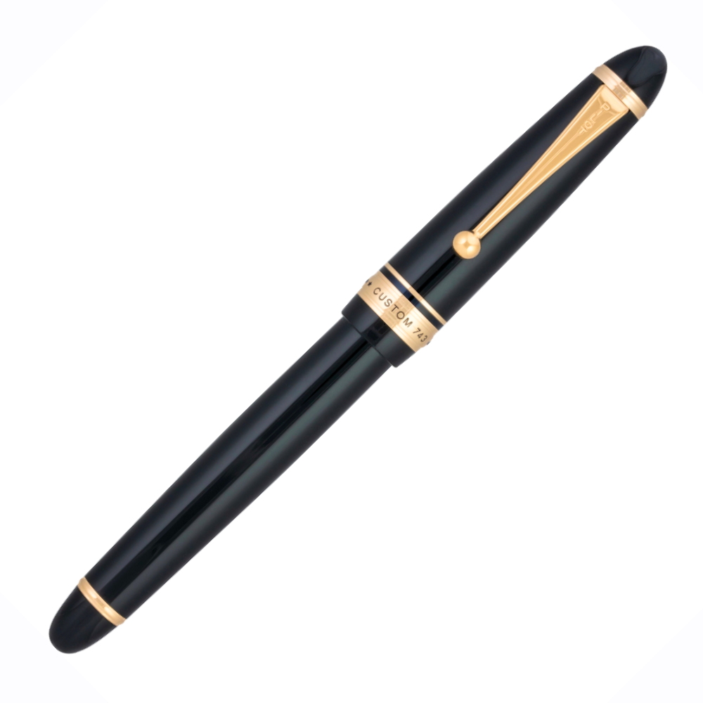 Pilot Custom 743 Fountain Pen - Black – Dromgoole's Fine Writing ...