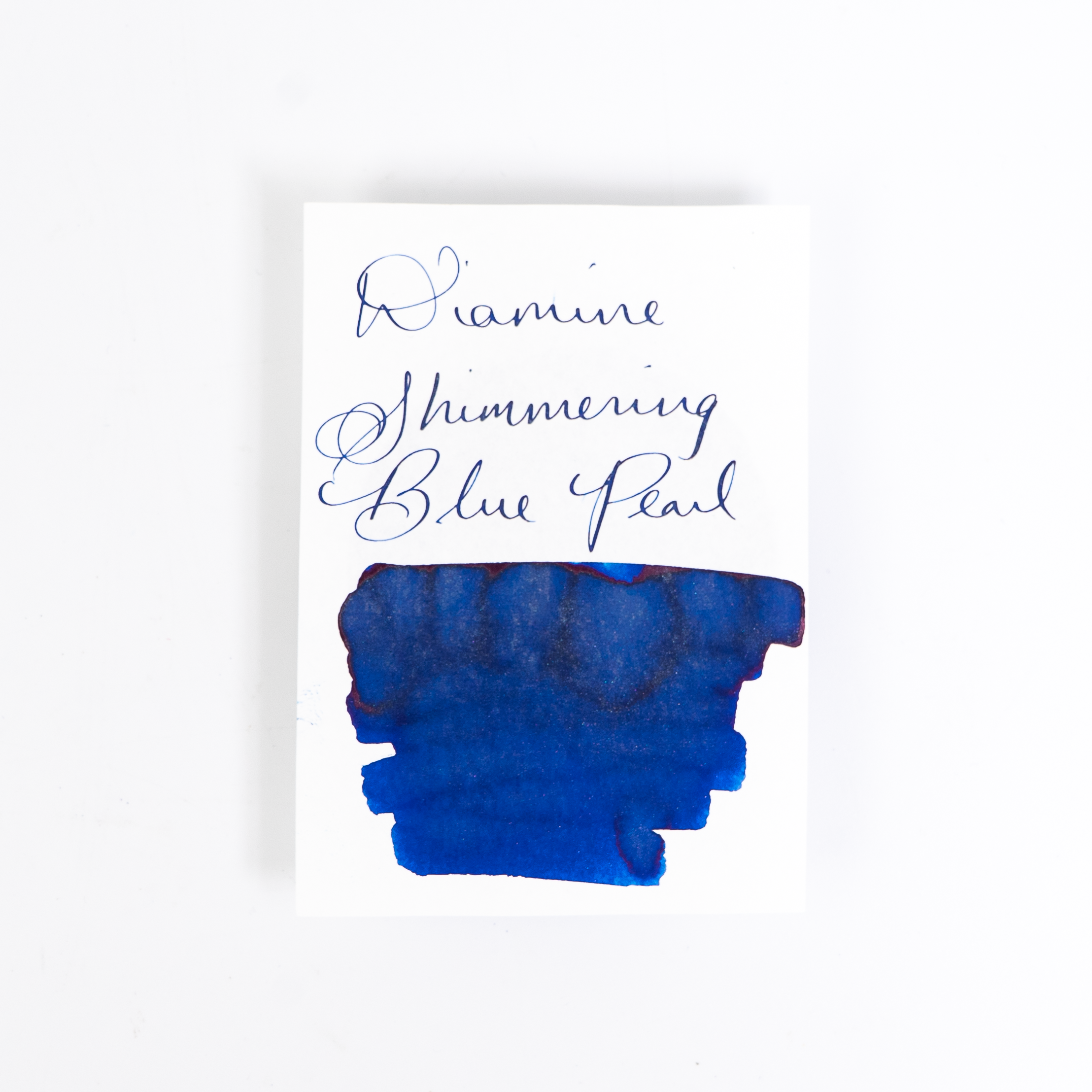 Diamine Blue Pearl (50ml) Bottled Ink (Shimmering Silver) – Dromgoole's ...