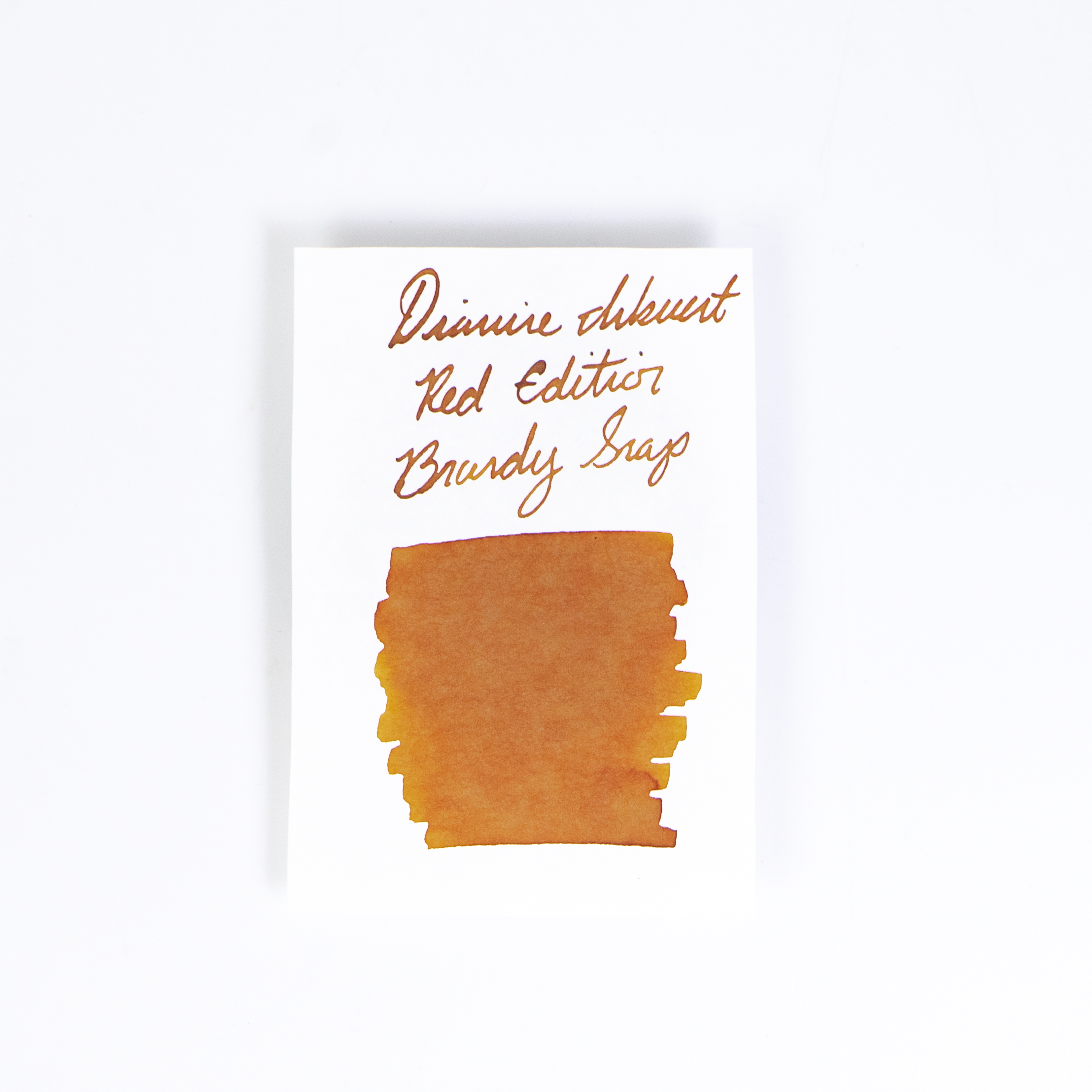 Diamine Brandy Snap (50ml) Bottled Ink - Red Edition – Dromgoole's Fine ...