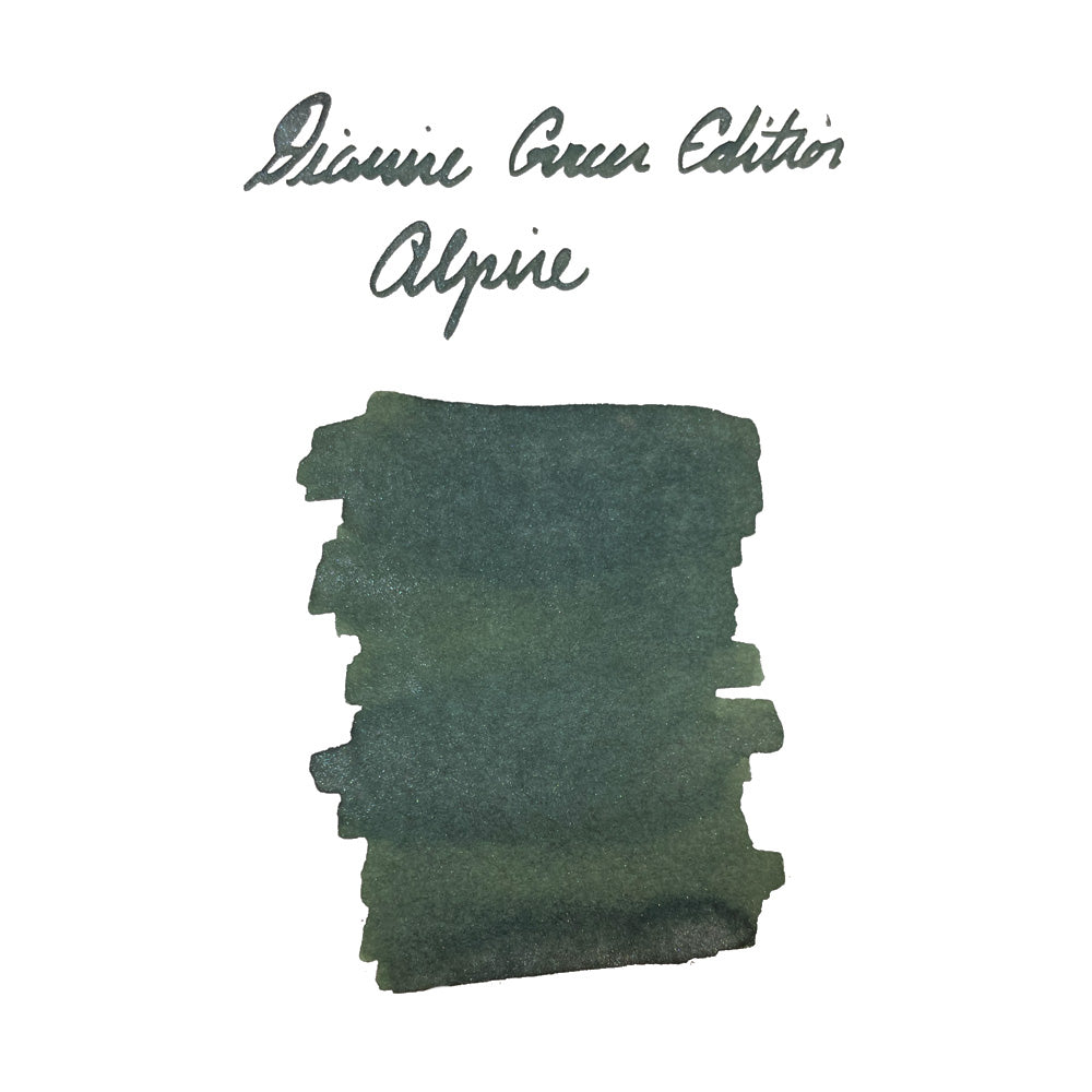 Diamine Alpine (50ml) Bottled Ink (Shimmer) - Green Edition
