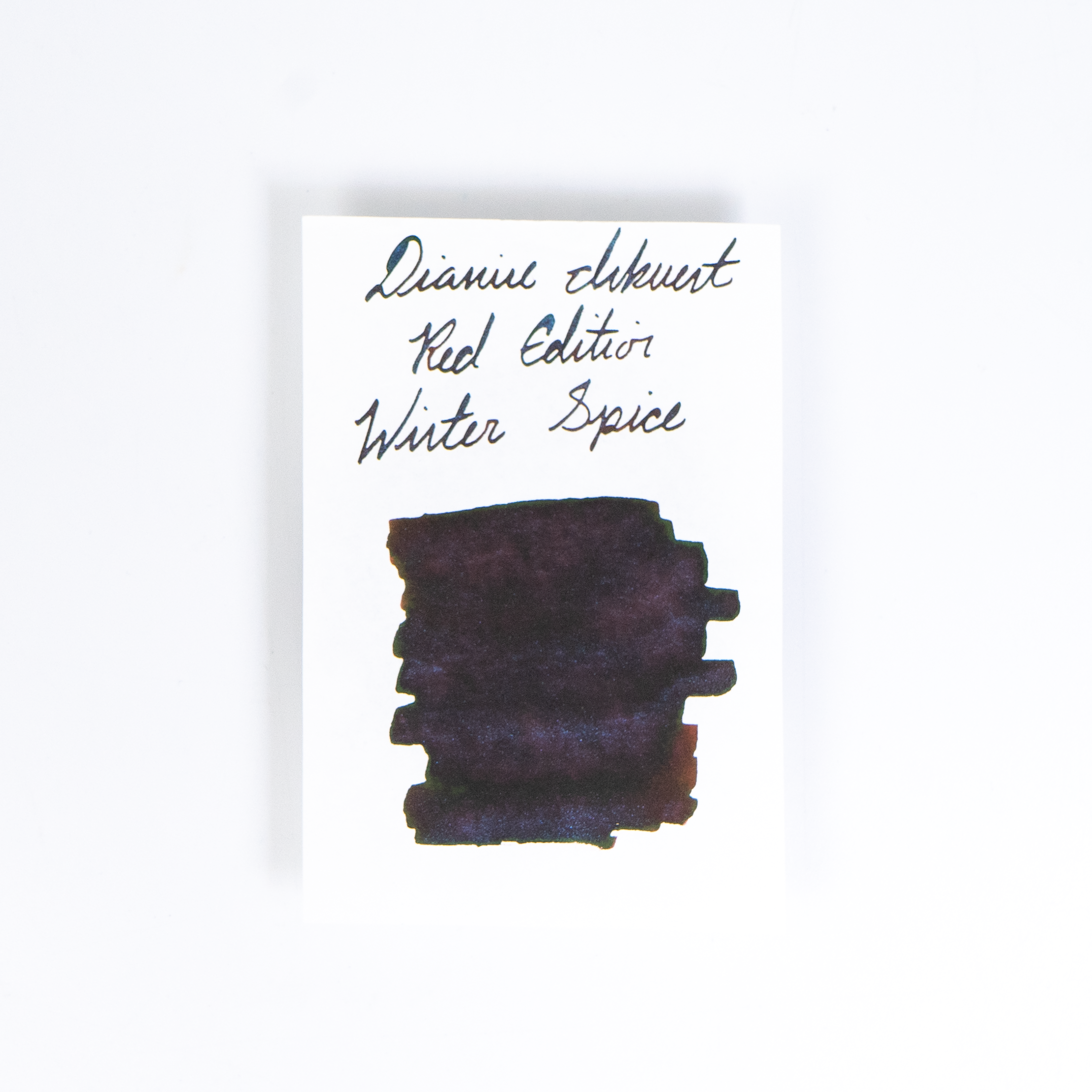 Diamine Winter Spice (50ml) Bottled Ink (Shimmering/Sheening) - Red Ed ...