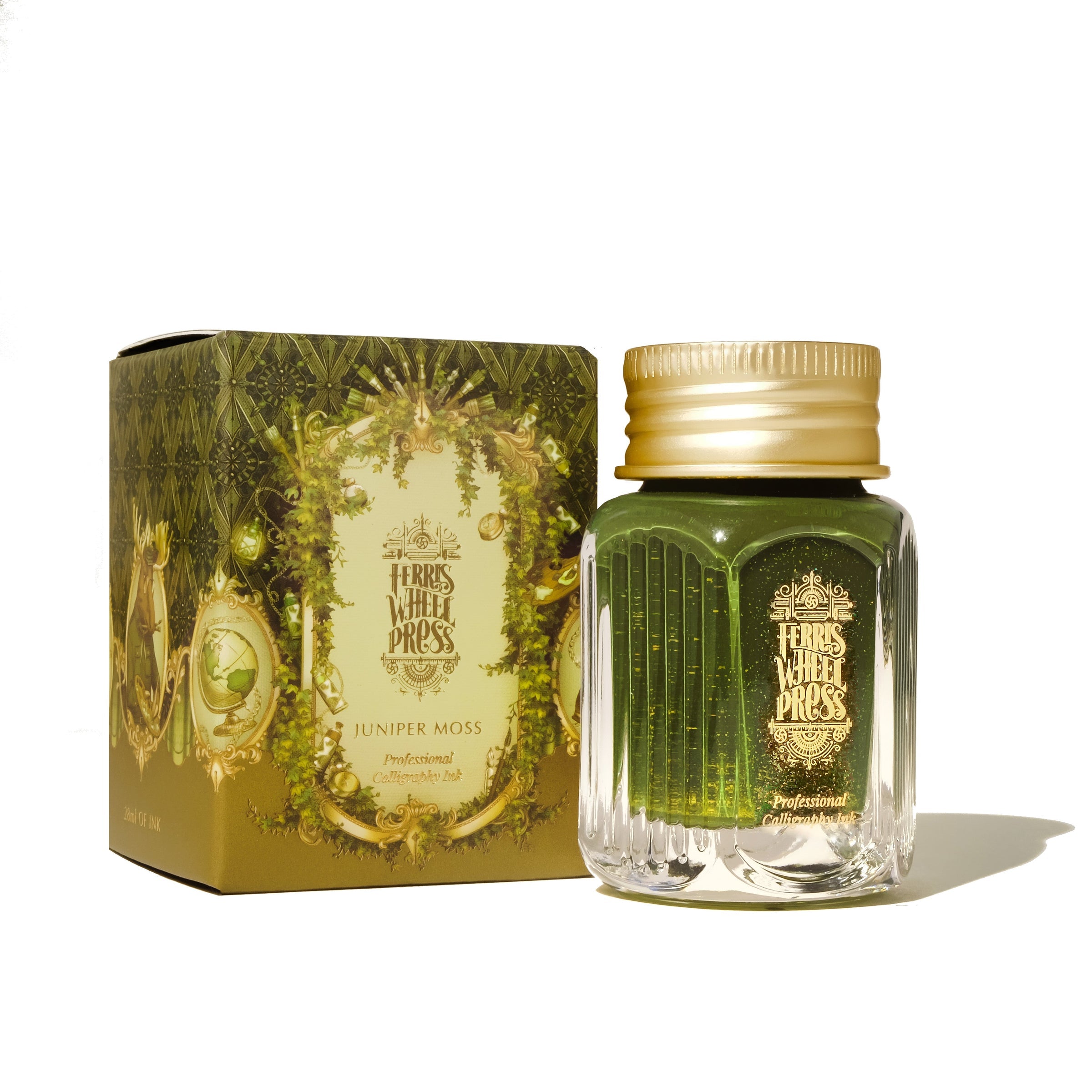 Ferris Wheel Press Juniper Moss Calligraphy (28ml) Bottled Ink ...