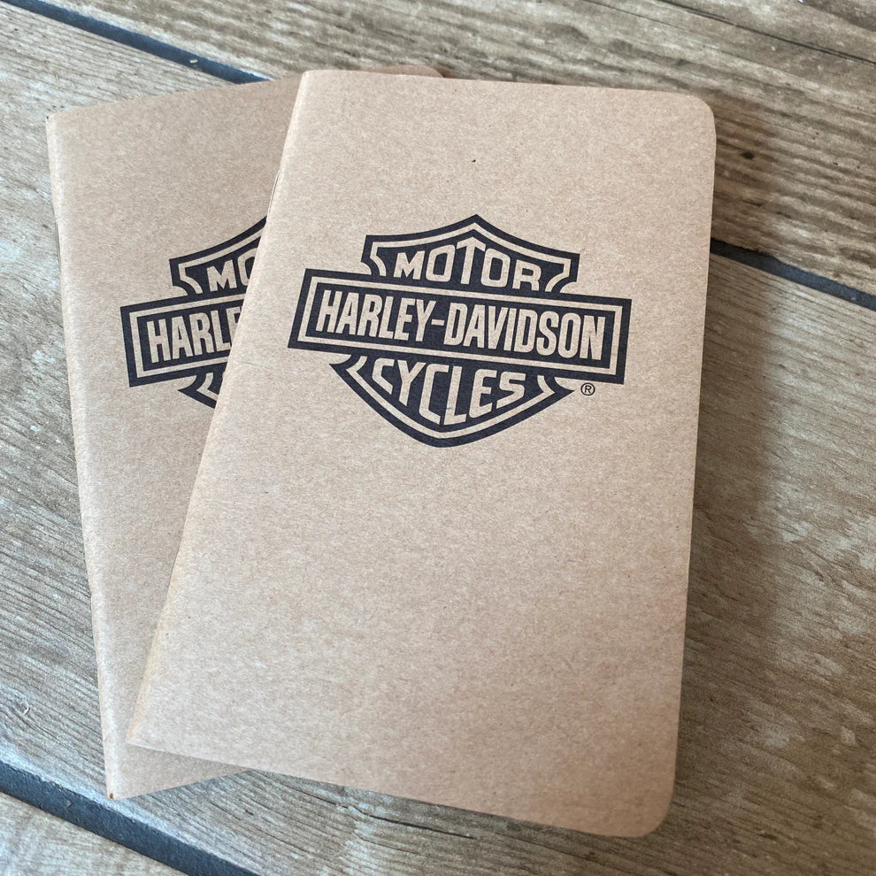 Retro 51 Notebook - Harley Davidson Kraft (2-Pack) (Ruled)