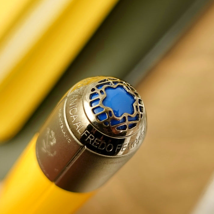 Montblanc Enzo Ferrari Yellow Fountain Pen (Great Characters Special E ...