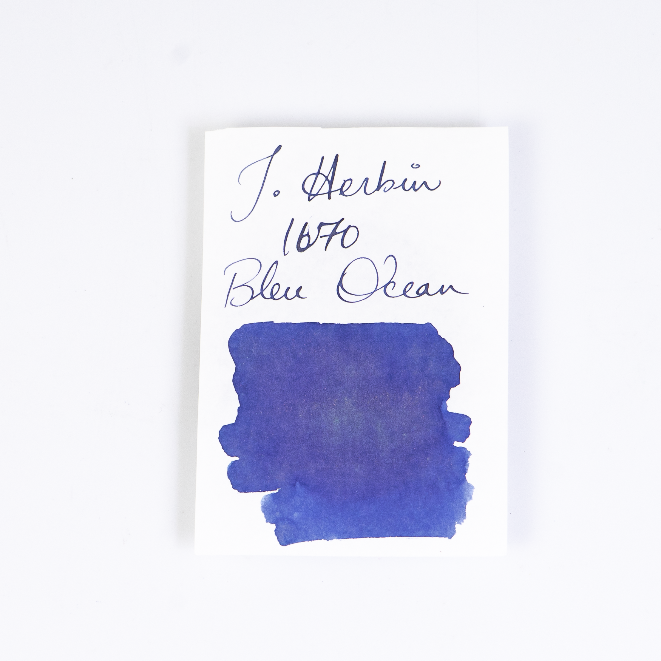 J. Herbin 1670 Bleu Ocean (Blue Ocean) 50ml Bottled Ink – Dromgoole's ...