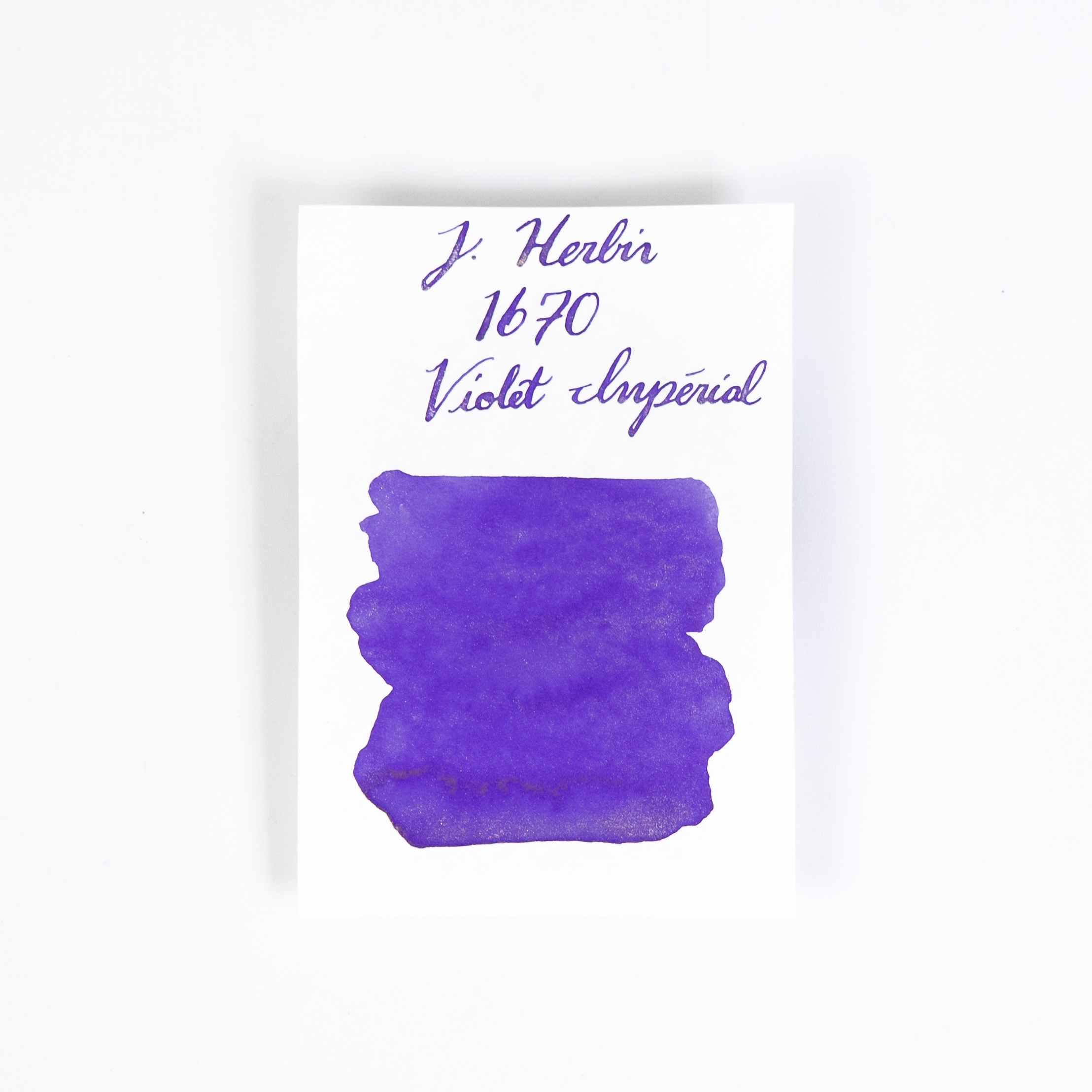 J. Herbin 1670 Violet Imperial 50ml Bottled Ink – Dromgoole's Fine ...