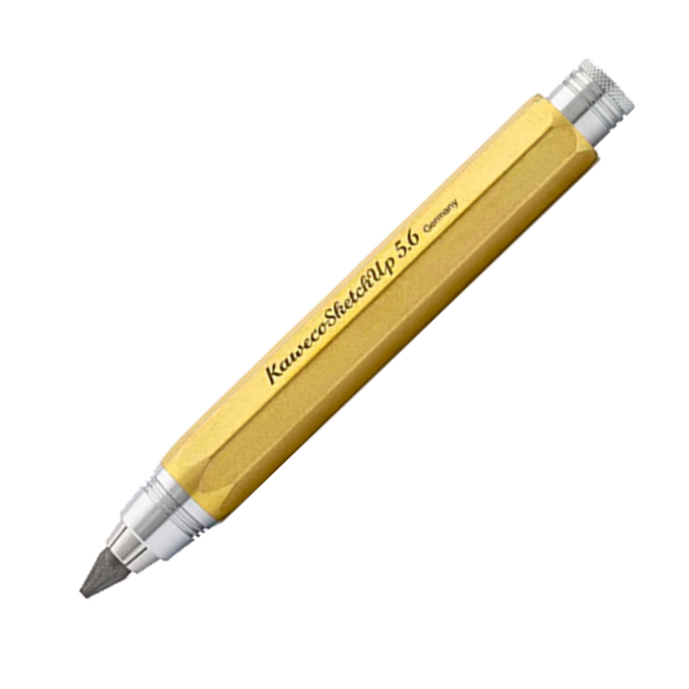 Kaweco Sketch UP Pencil - Raw Brass – Dromgoole's Fine Writing Instruments