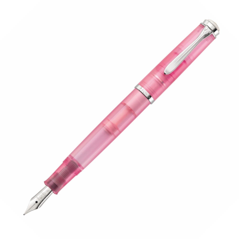 Pelikan Classic M205 Fountain Pen - Rose Quartz (Special Edition - Ret ...