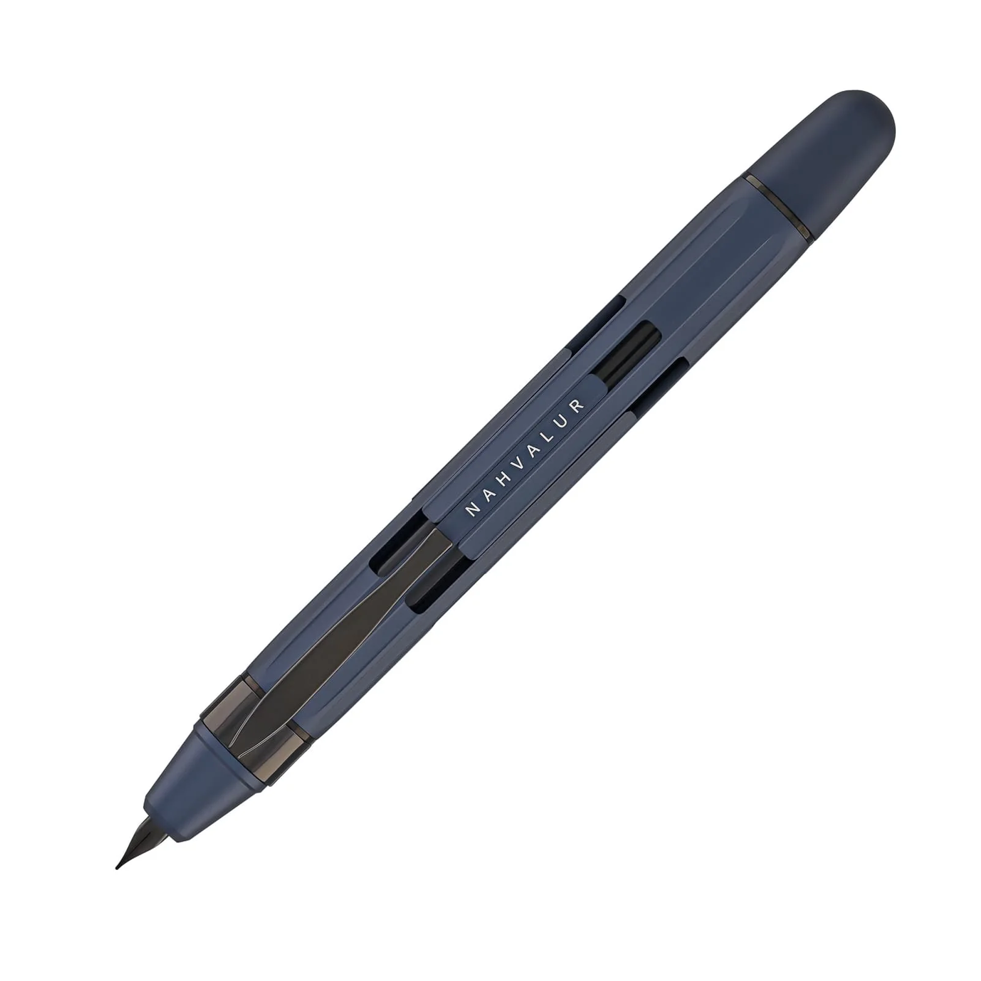 Nahvalur Eclipse Retractable Fountain Pen - Cobalt Black – Dromgoole's ...