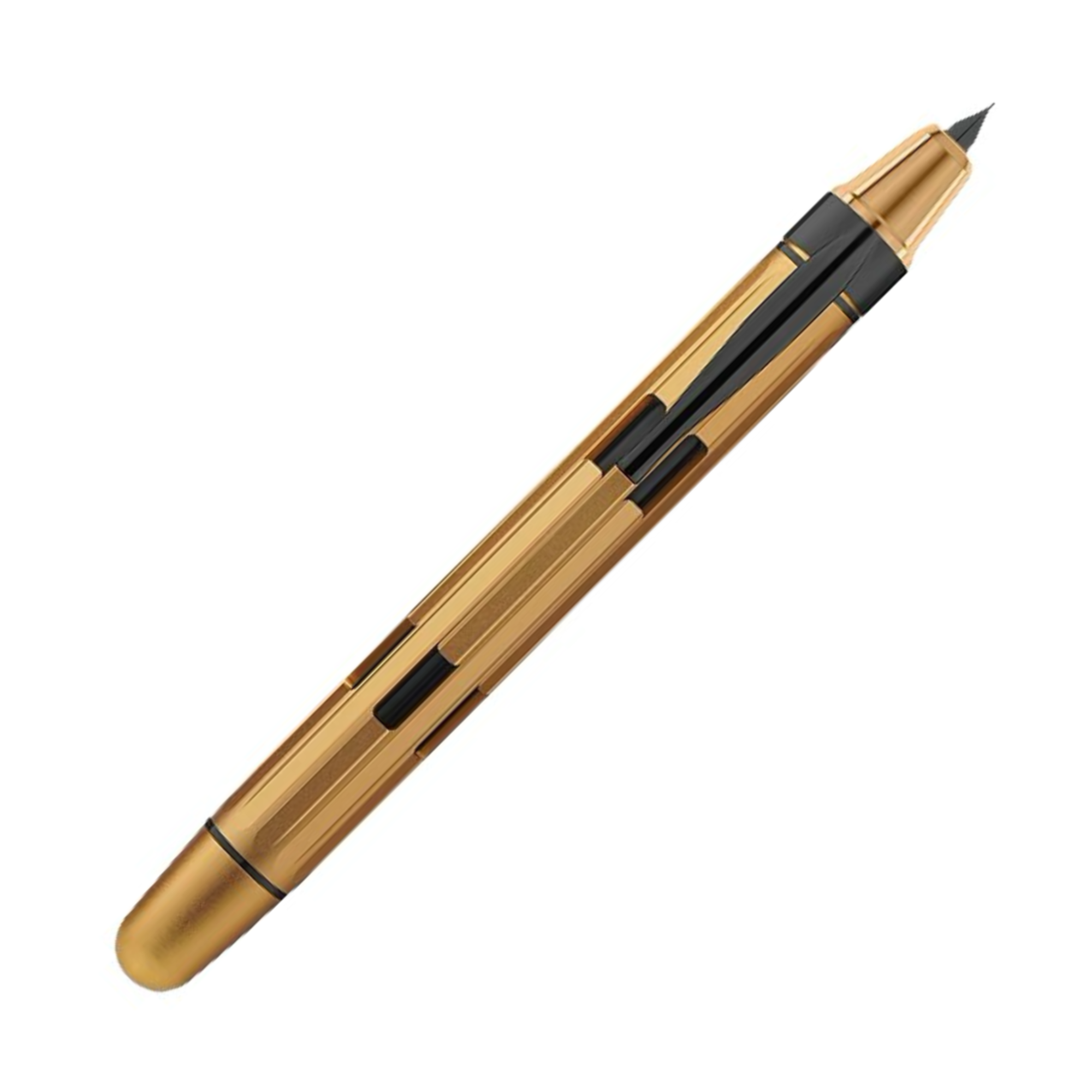 Nahvalur Eclipse Retractable Fountain Pen - Electrum – Dromgoole's Fine ...