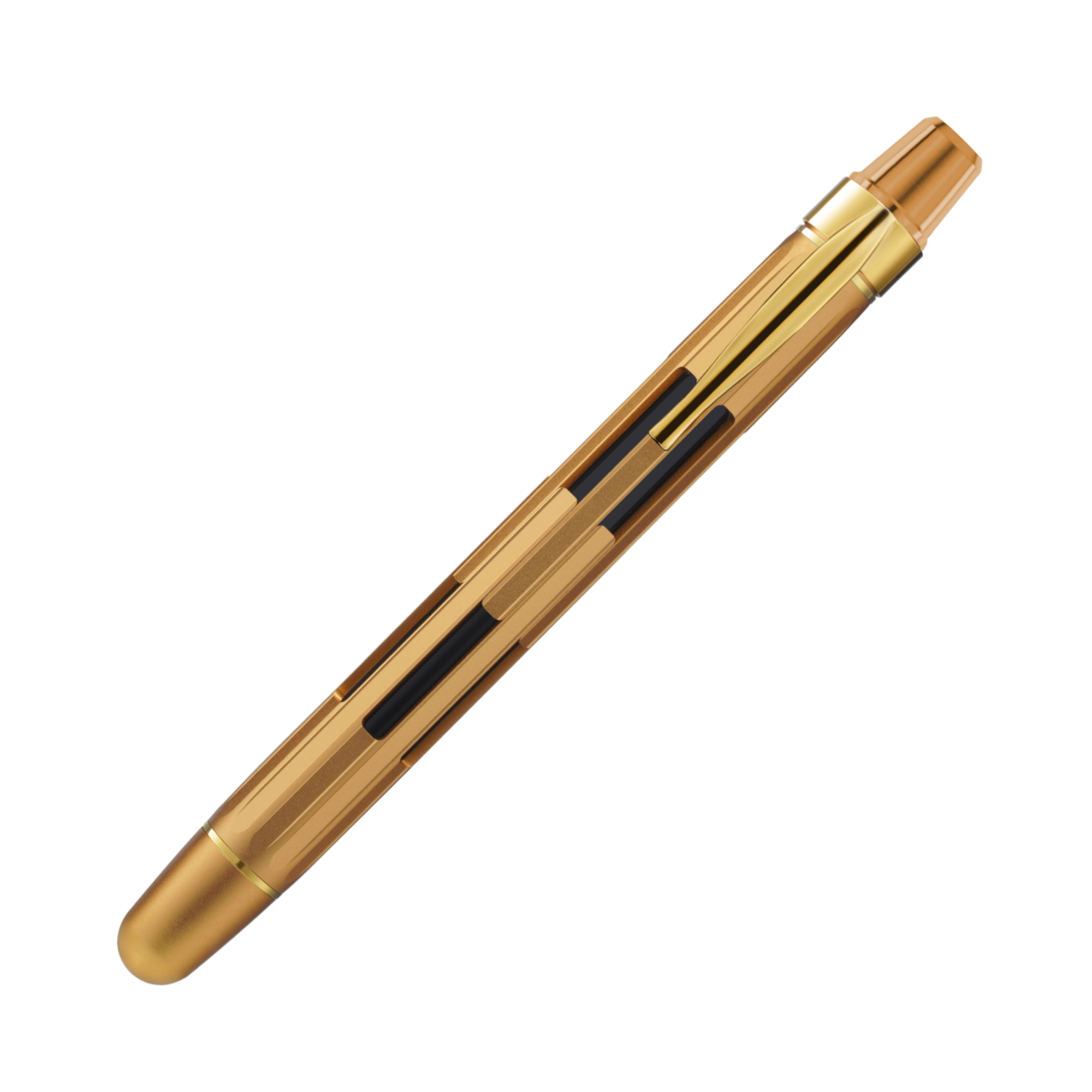 Nahvalur Eclipse Retractable Fountain Pen - Pure Gold – Dromgoole's ...