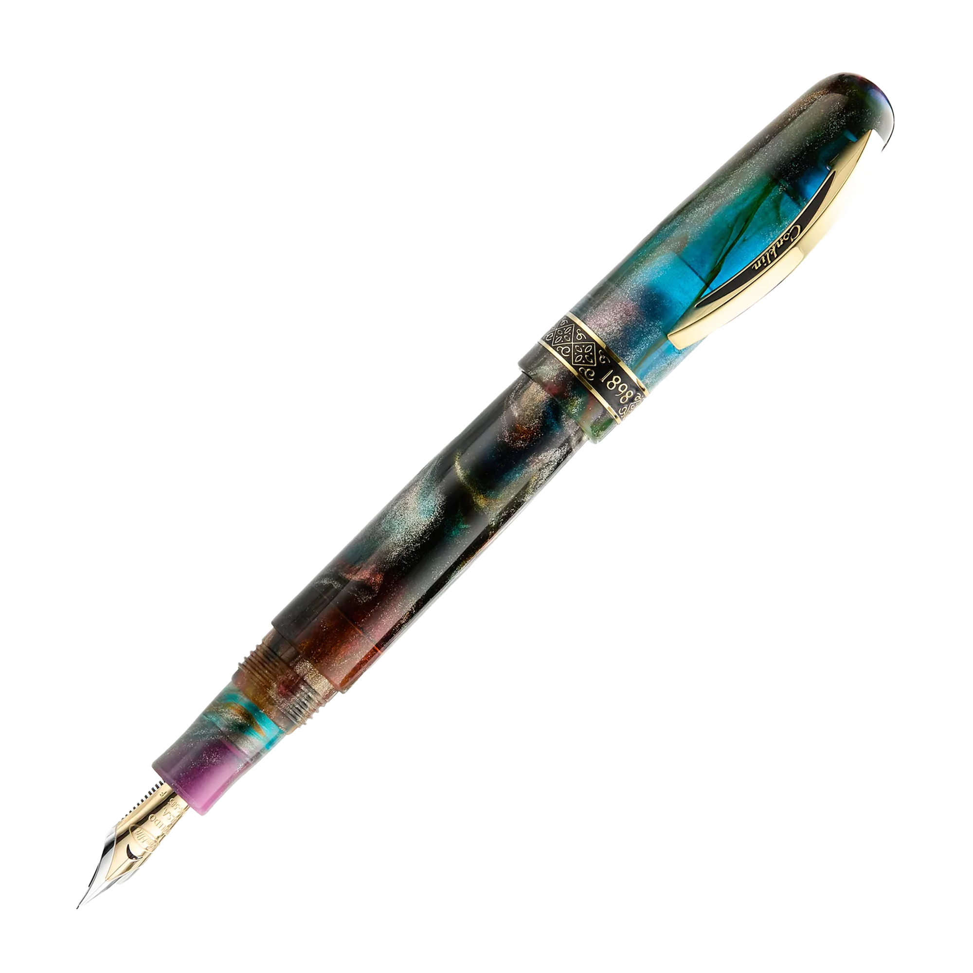 Conklin 1898 Collection 14K Fountain Pen - Primary Manipulation 5.0 (L ...