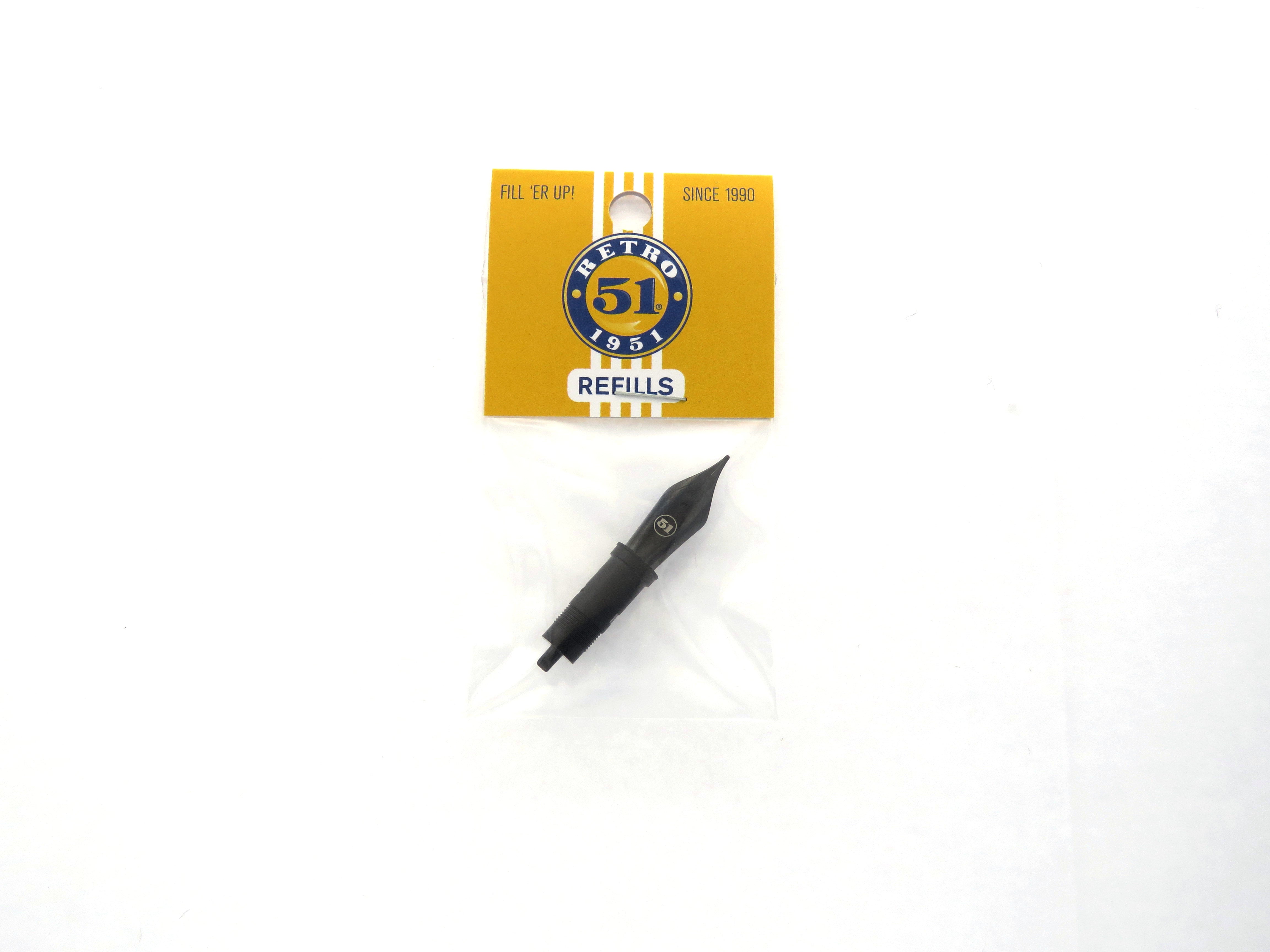 Retro 51 Nib Set - Black Coated Stainless Steel – Dromgoole's Fine ...