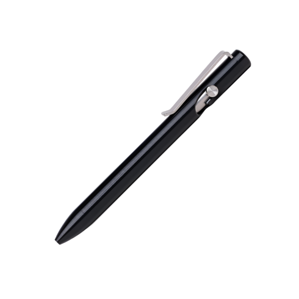 Tactile Turn Short Aluminum Bolt Action Pen - Black – Dromgoole's Fine ...