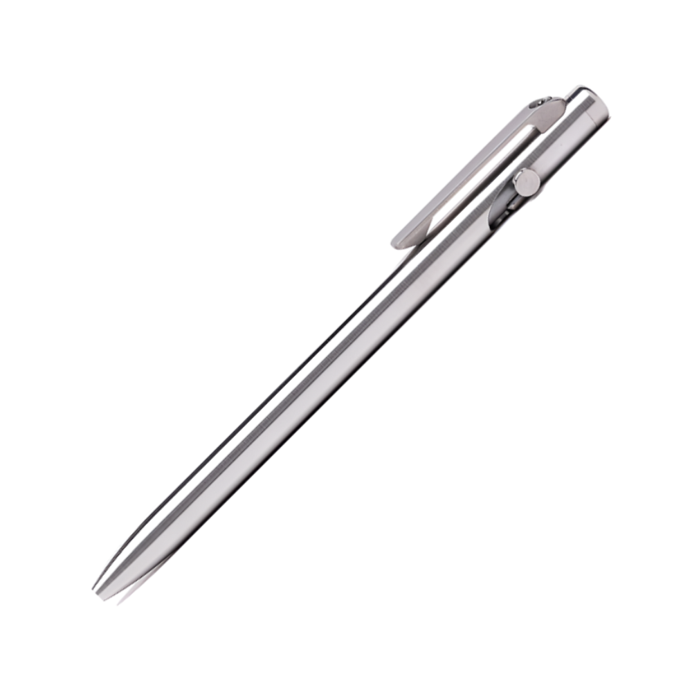 Tactile Turn Standard Slim Bolt Action Pen - Titanium – Dromgoole's ...