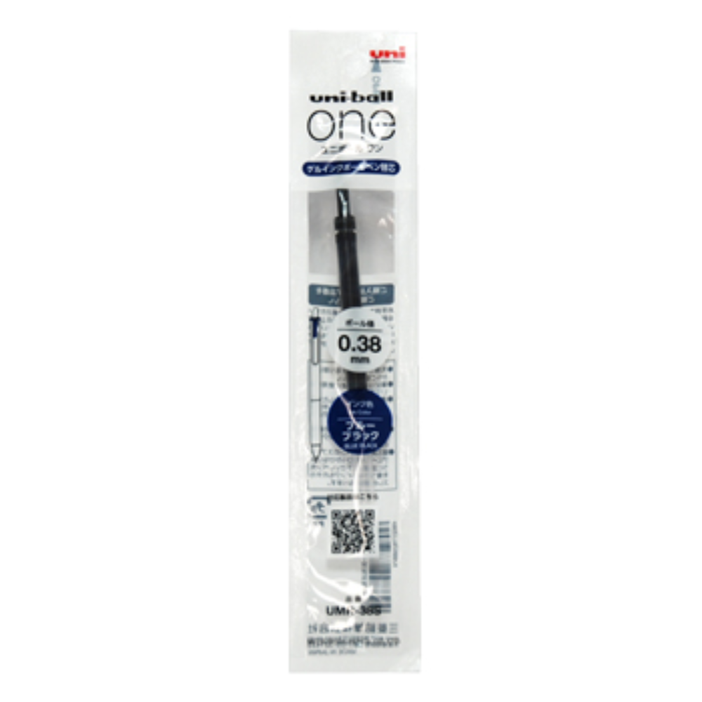 Uni-ball One UMR-38S Gel Pen Refill - Blue Black