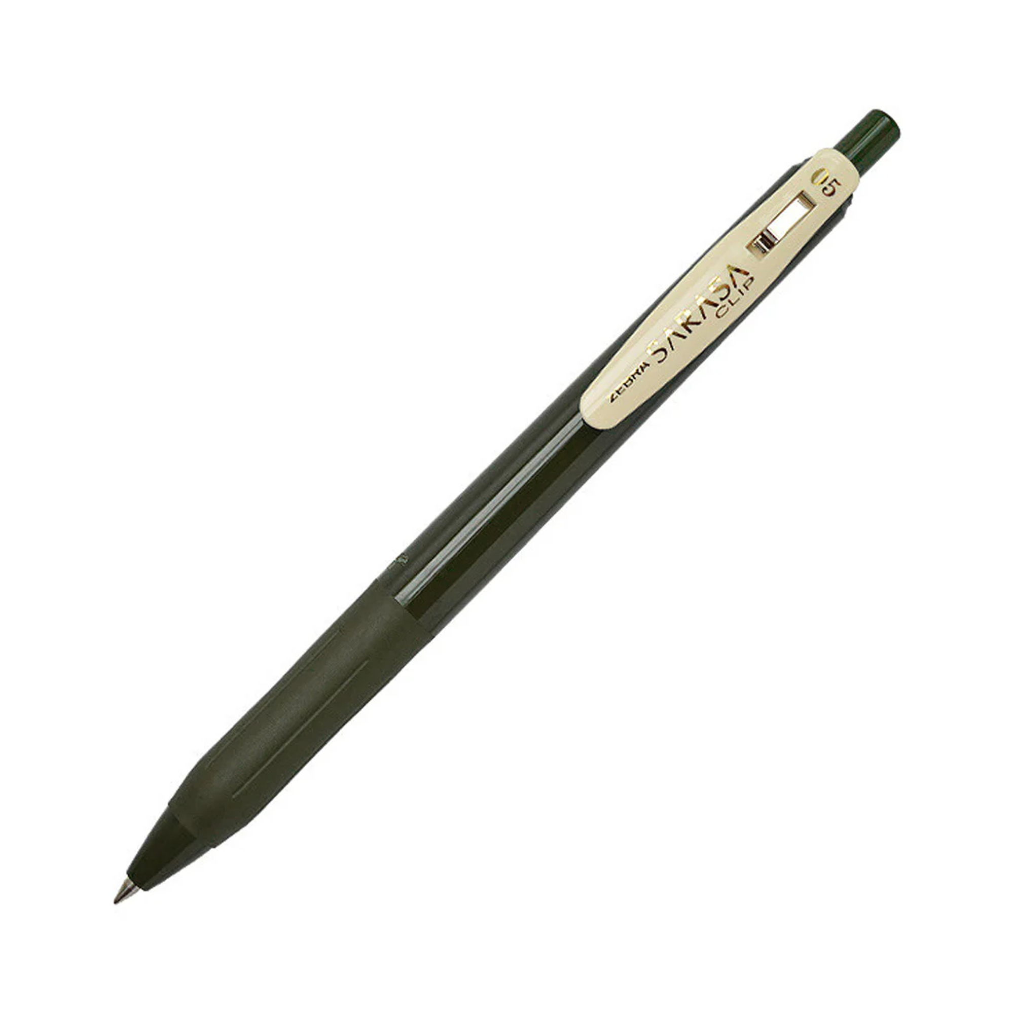 Sarasa Clip Gel Pen 0.5mm - Vintage Sepia Black – Dromgoole's Fine ...