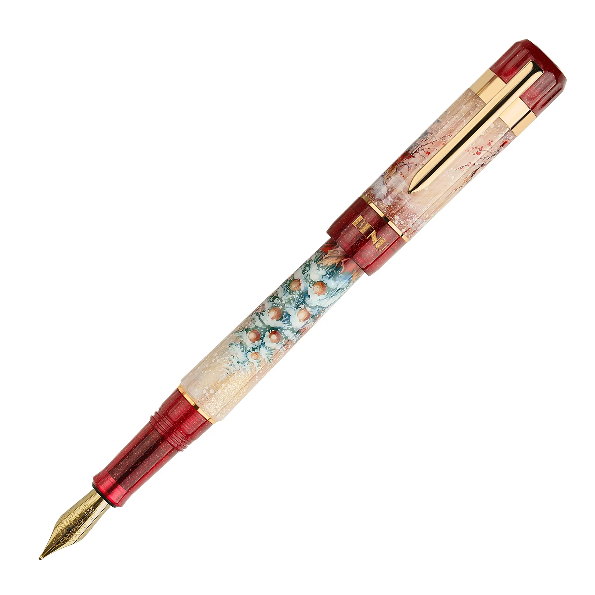 BENU Tribute Fountain Pen - Noel in Snow (Special Edition) – Dromgoole ...
