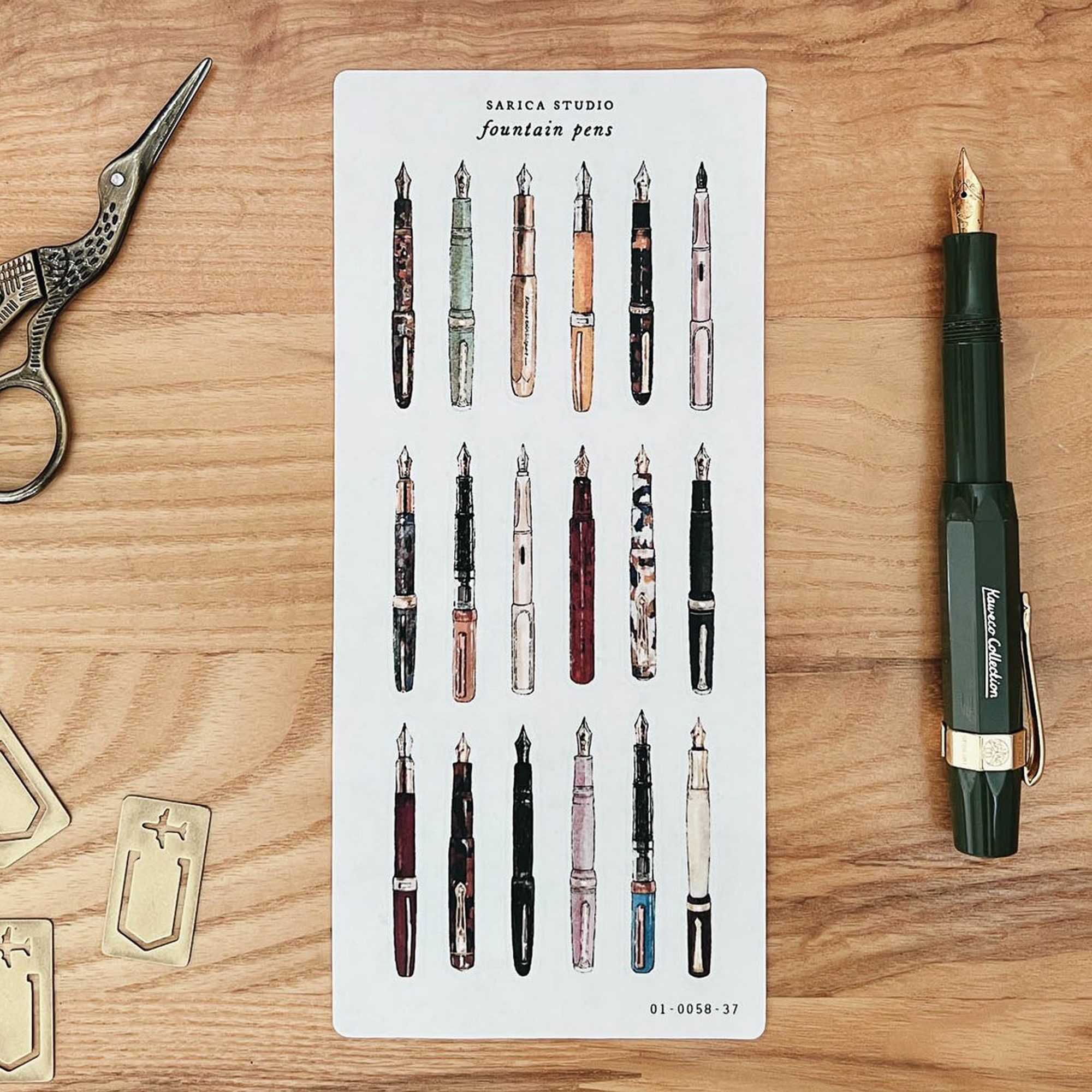 Sarica Studio Stickers - Fountain Pens – Dromgoole's Fine Writing ...