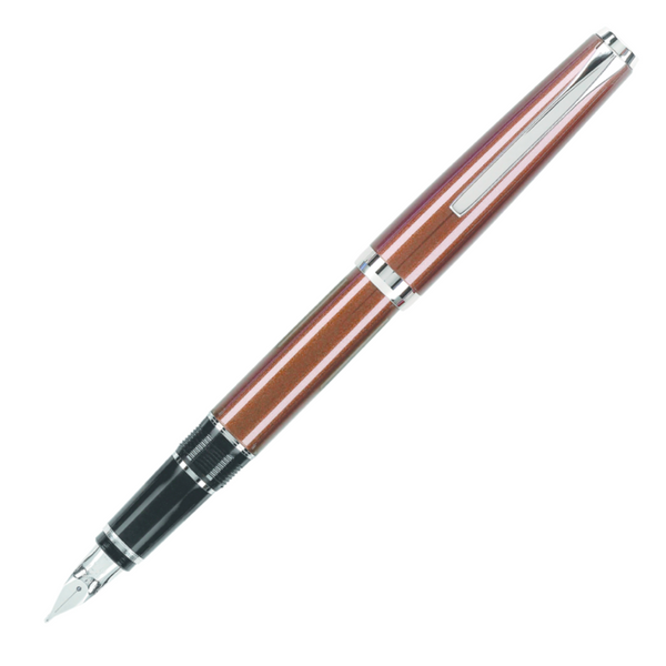 Pilot Metal Falcon Fountain Pen - Brown – Dromgoole's Fine Writing ...