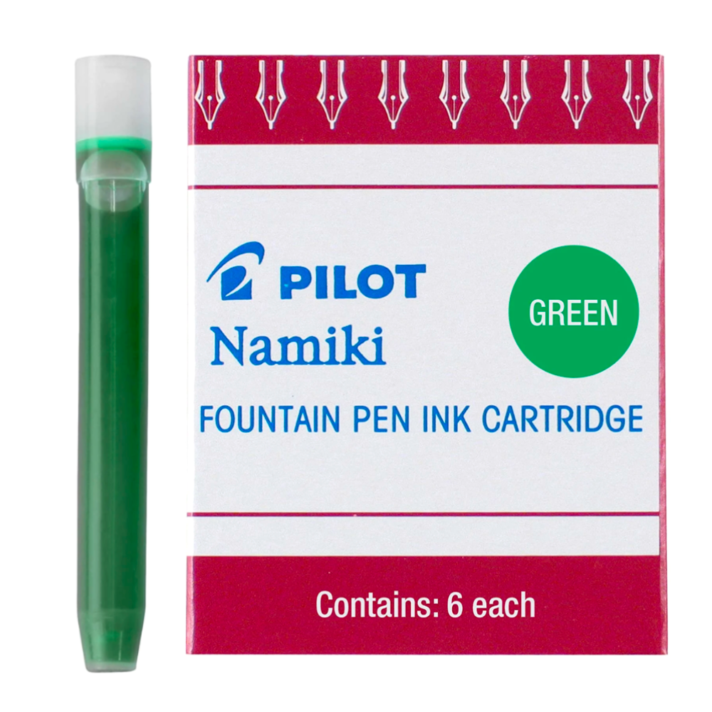 Pilot Namiki Fountain Pen Ink Cartridges - Green