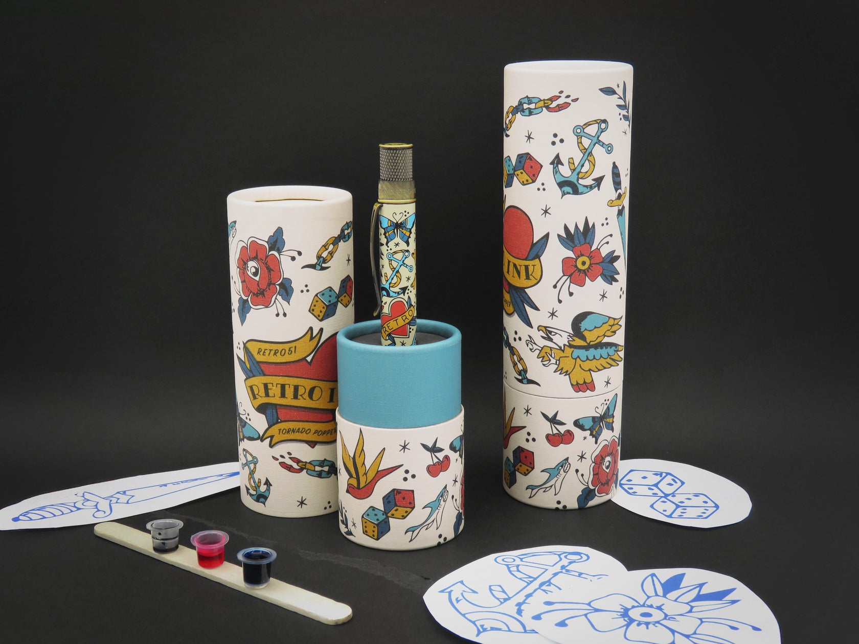 Retro 51 Collection Tornado Popper Rollerball - Retro Ink (Limited Edi