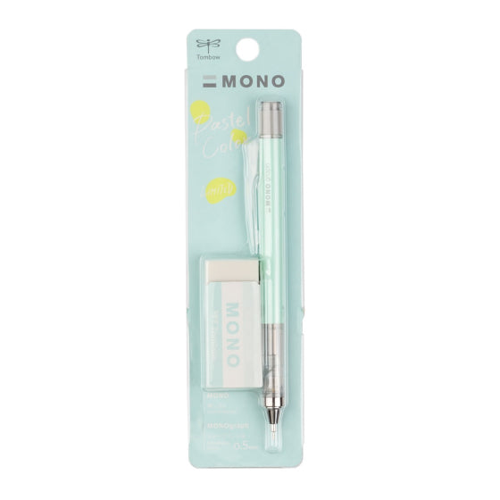 Mono Graph Mechanical Pencil .5mm + Eraser Set - Mint Green – Dromgoole ...