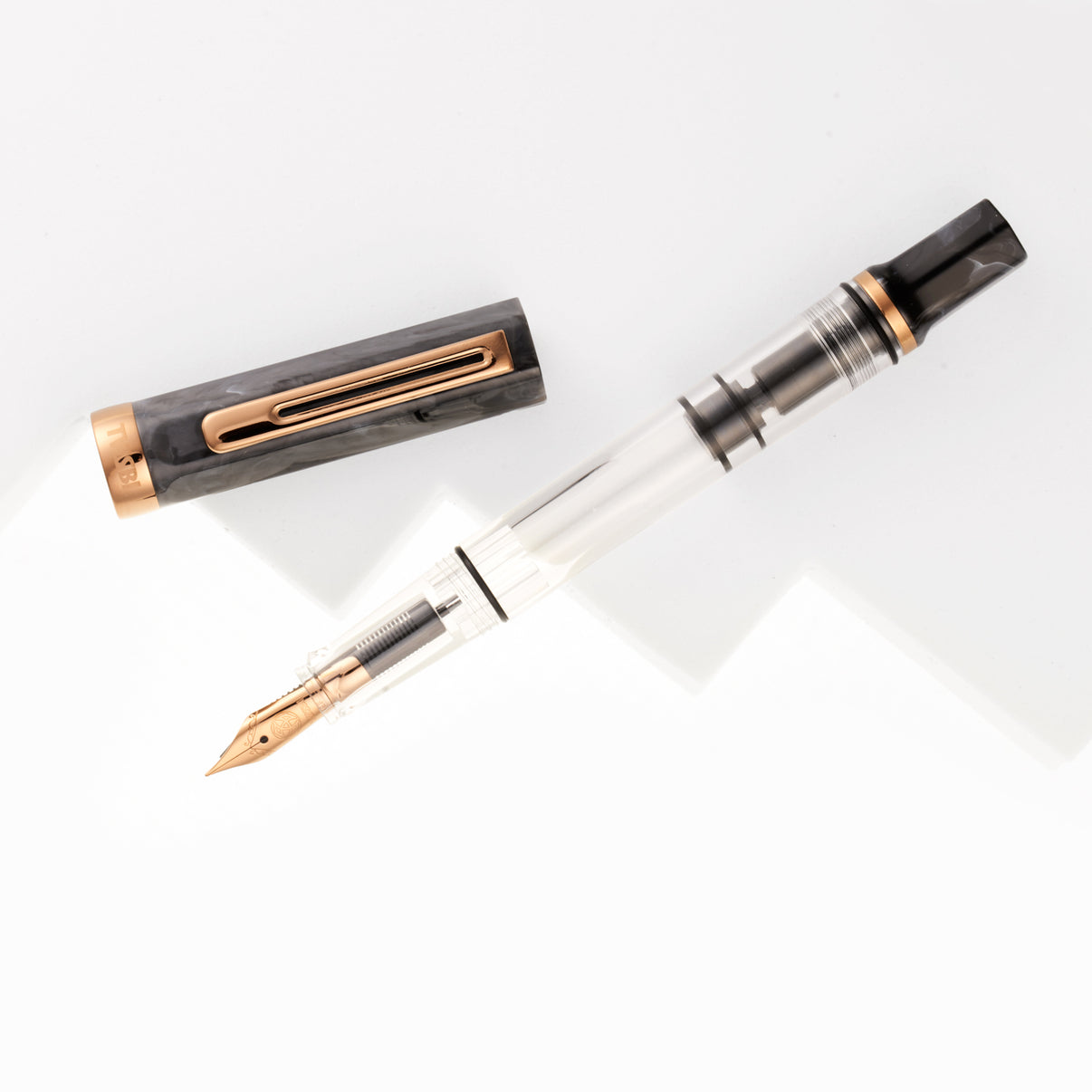 TWSBI ECO Fountain Pen - Black Marble with Bronze Trim – Dromgoole's ...
