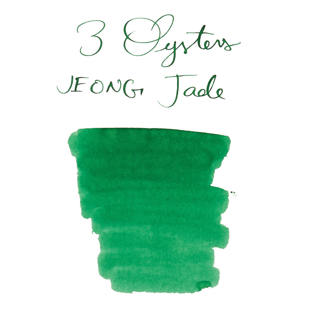 3 Oysters Jade (18ml) Bottled Ink (Hun Min Jeong Eum) – Dromgoole's ...