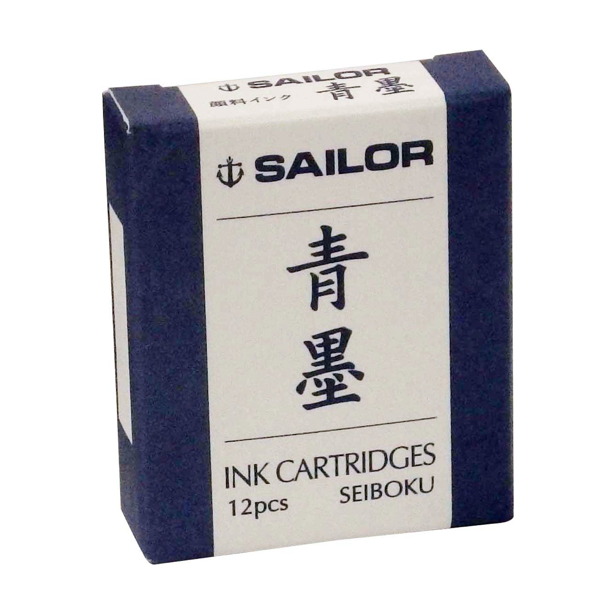 Sailor Pigmented - Seiboku Blue Ink Cartridges (12 ea)