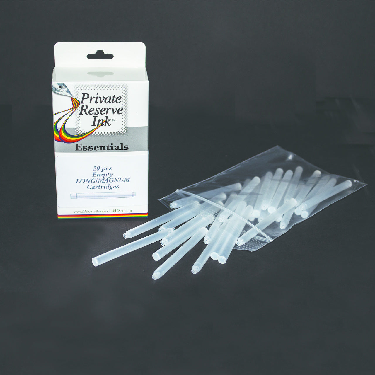 Private Reserve Ink Essentials - Empty Long/Magnum Ink Cartridges (20