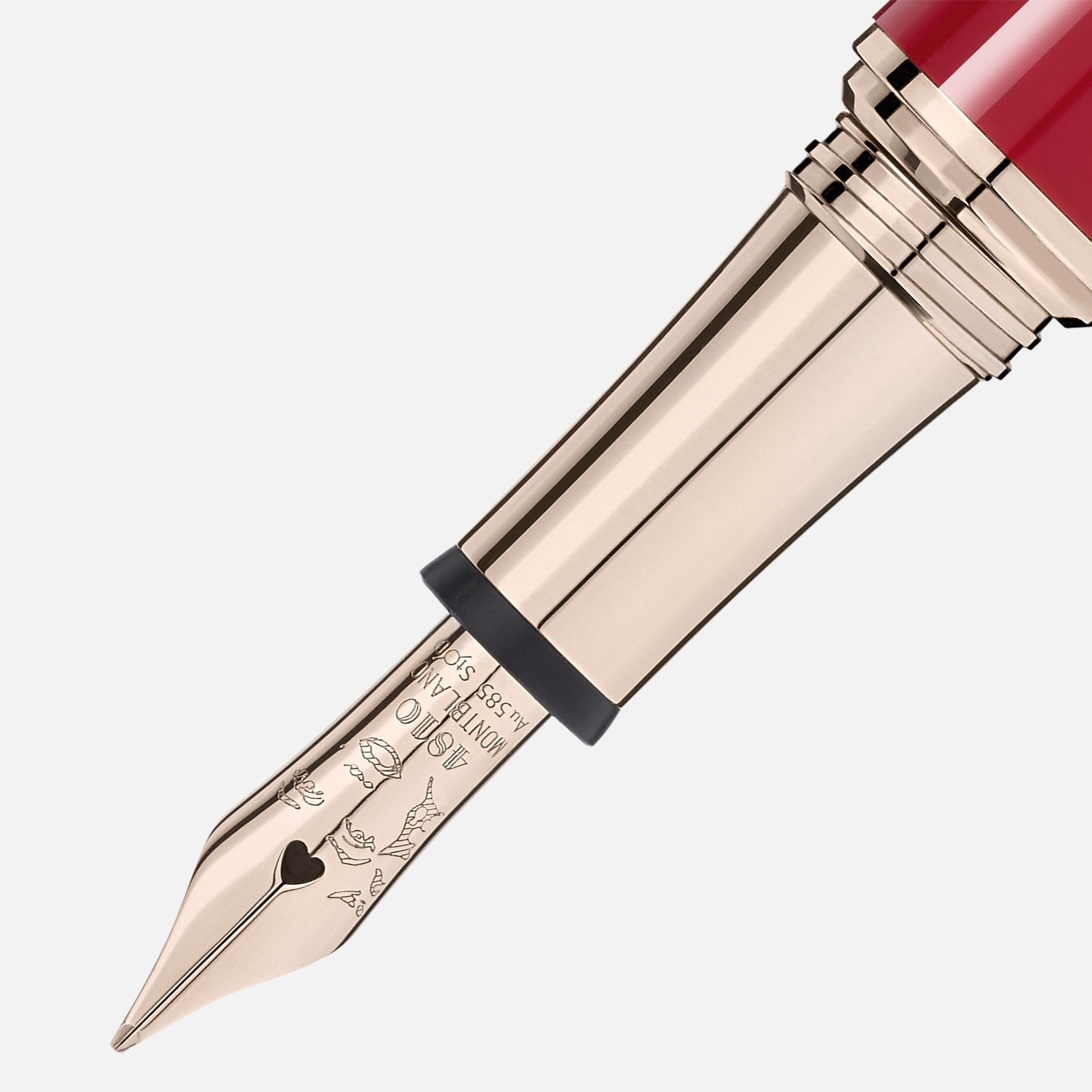 Montblanc Marilyn Monroe Fountain Pen - Red (Muses Special Edition ...